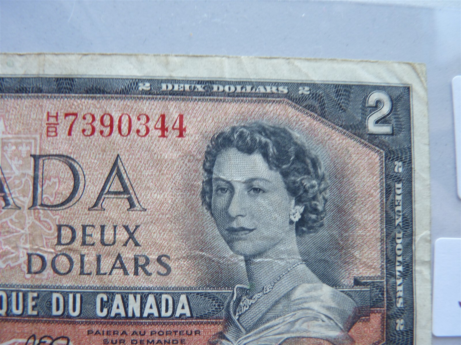 RARE DEVIL FACE CANADA BANKNOTE 1954 2 DOLLARS PREFIX HB NO55 | eBay