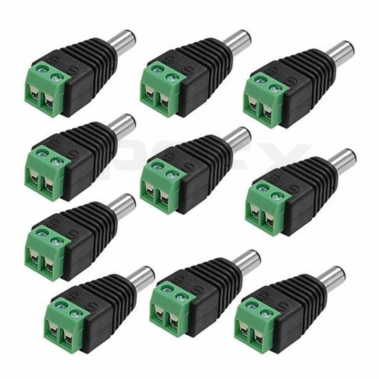 DC 12V CCTV LED Male Female Power Connector Adapter Plug Jack Socket 5. ...