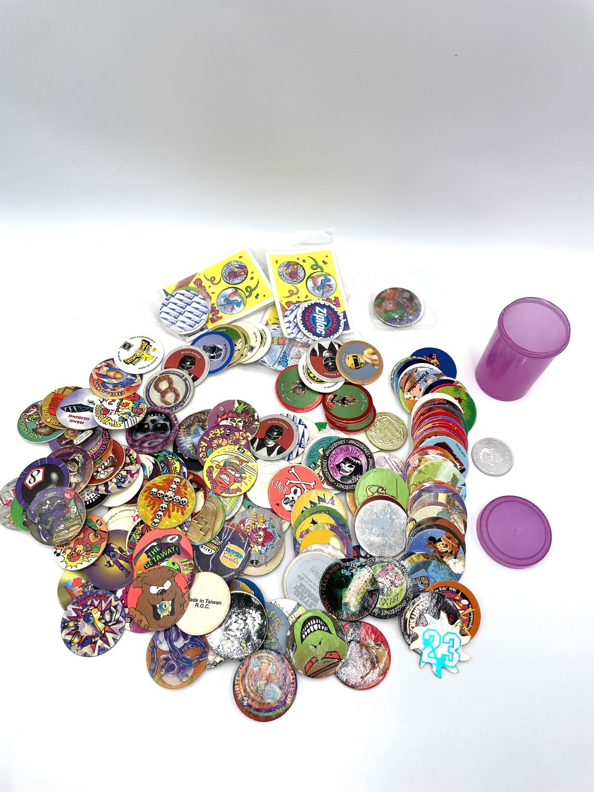 Lot Of Vintage 1990s Miscellaneous Pogs And One Case | eBay