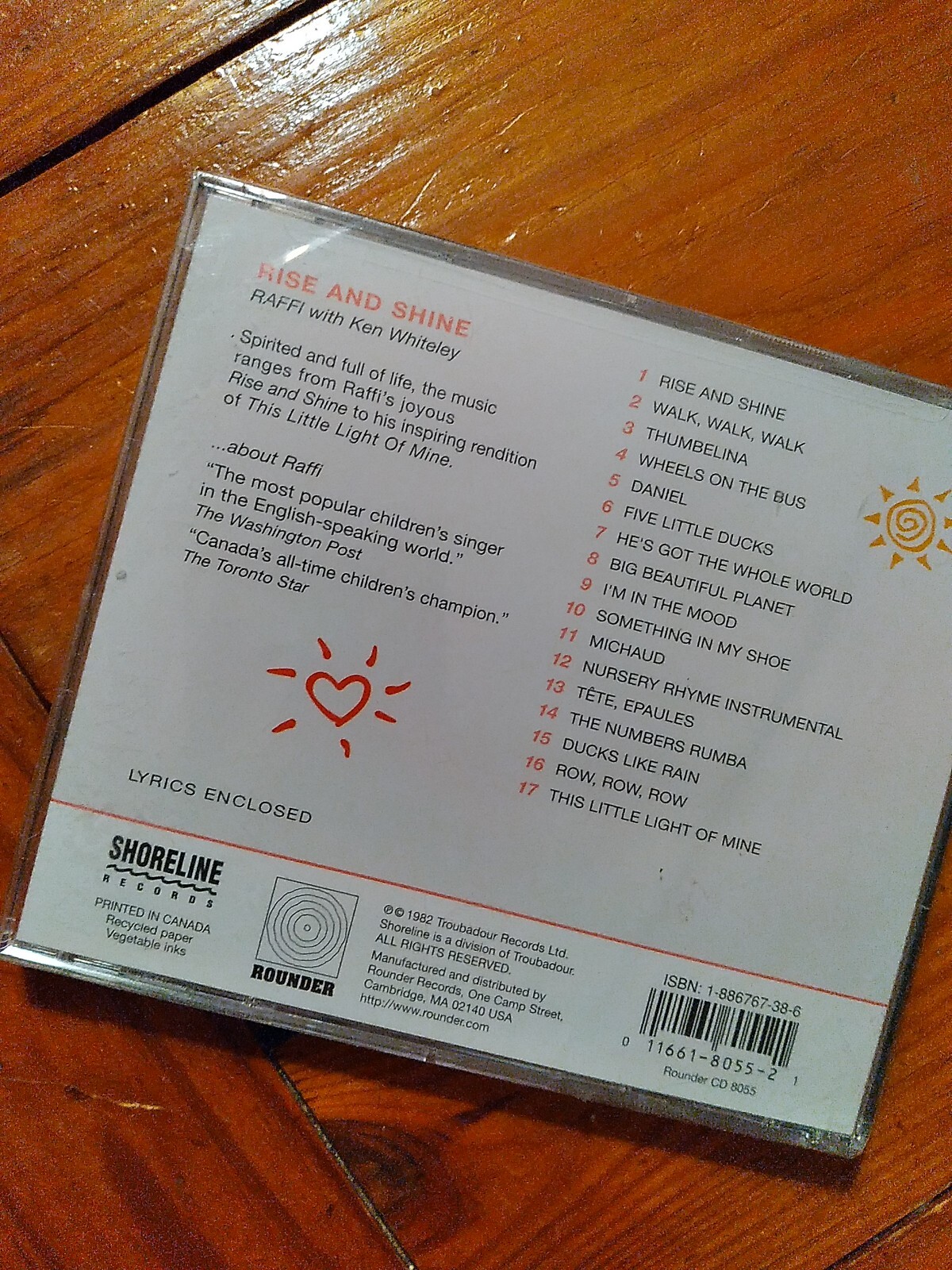 Rise & Shine by Raffi (CD, 1996) Brand New 11661805521| eBay