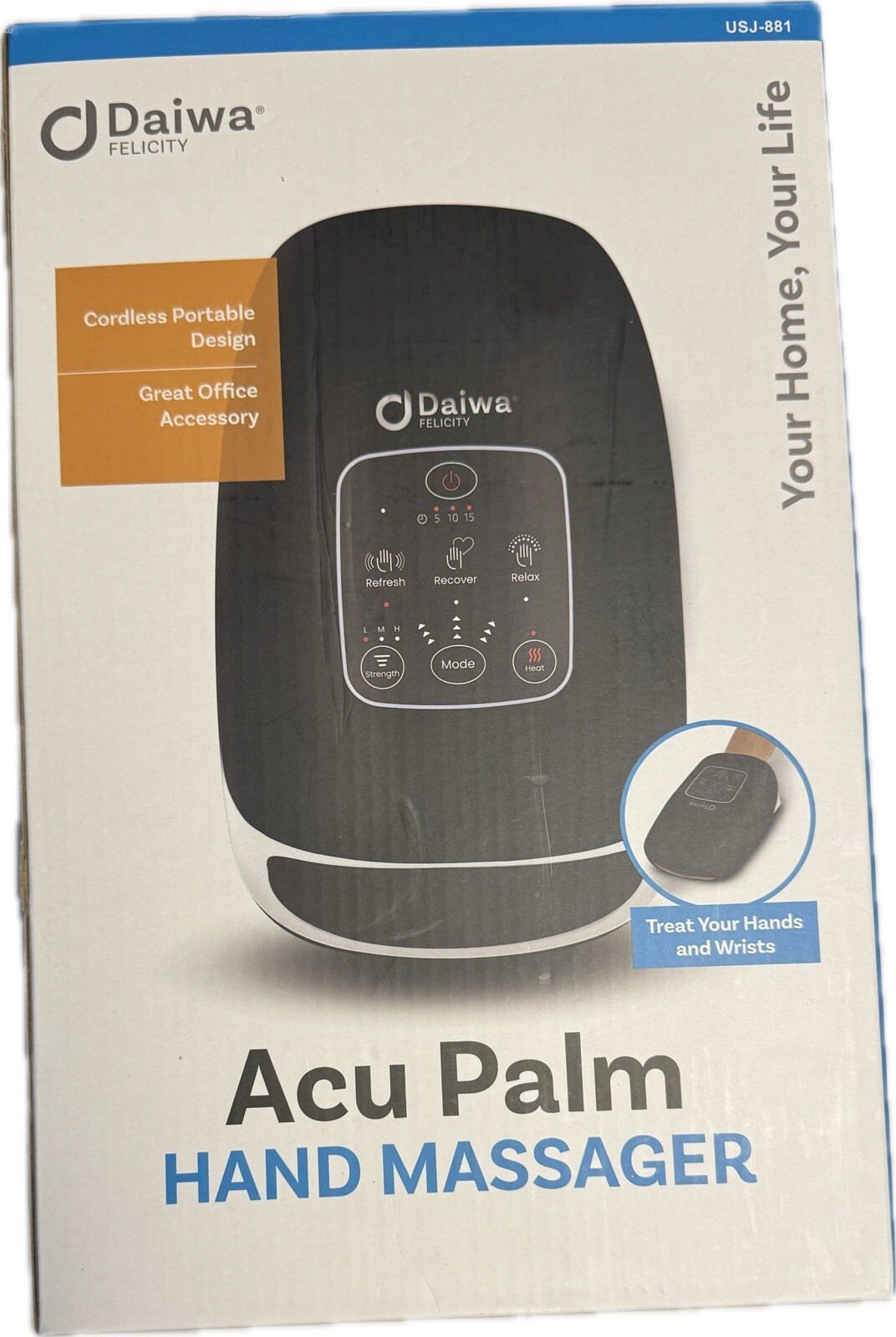 Daiwa Felicity Hand Massager Machine - Black (USJ881) for sale online ...