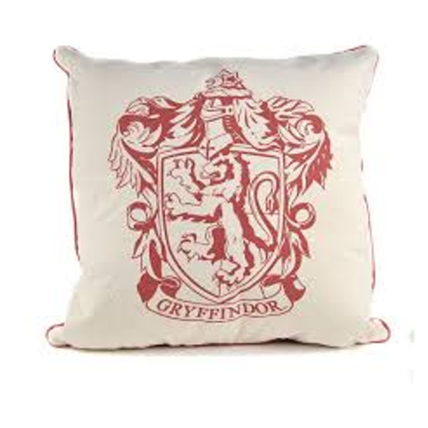OFFICIAL HARRY POTTER GRYFFINDOR CREST FILLED CUSHION PILLOW NEW WITH ...