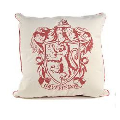 OFFICIAL HARRY POTTER GRYFFINDOR CREST FILLED CUSHION PILLOW NEW WITH ...
