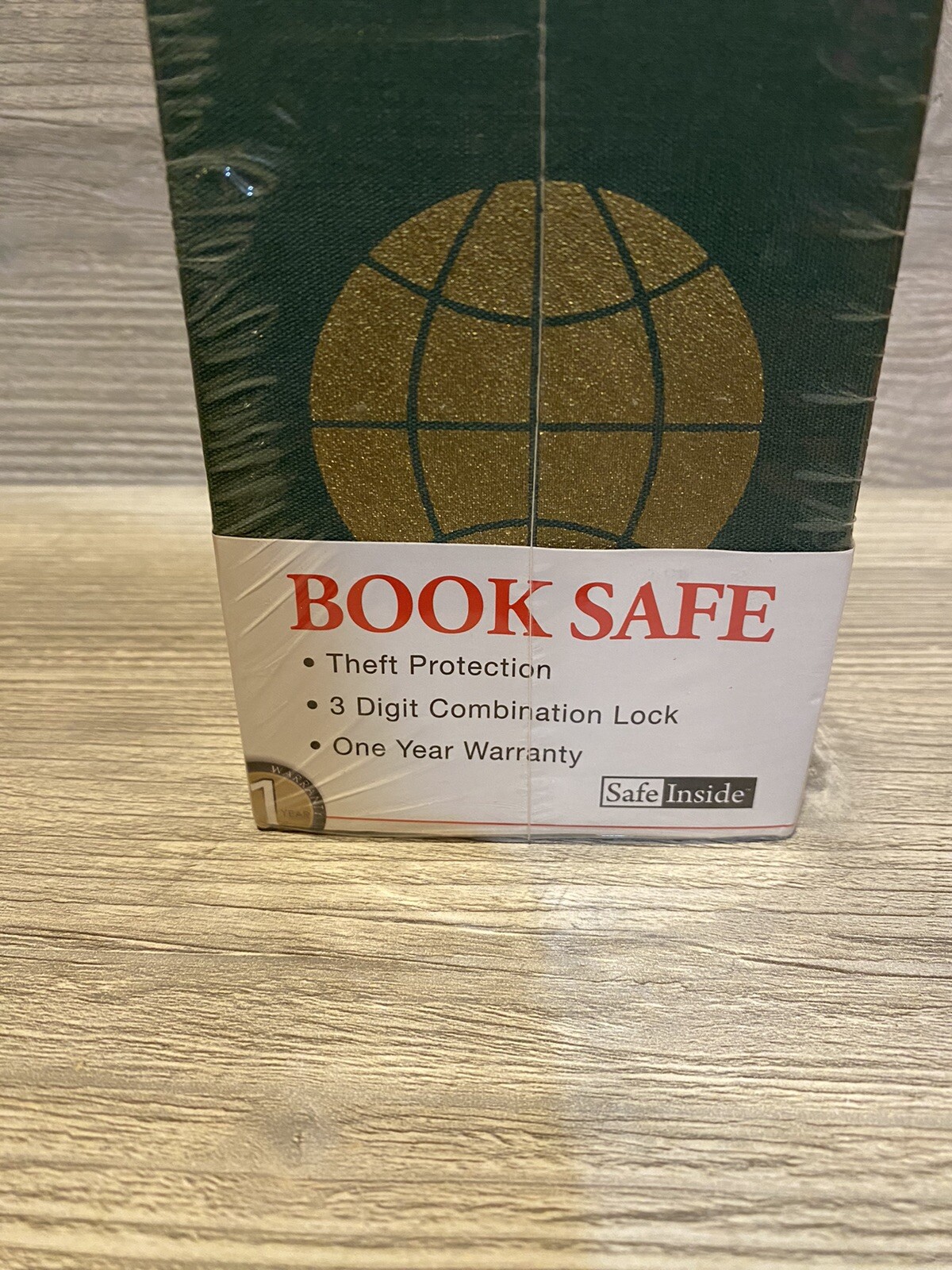 3 Digit Combination Lock Book Safe: World Geography Model 4090 Green | eBay