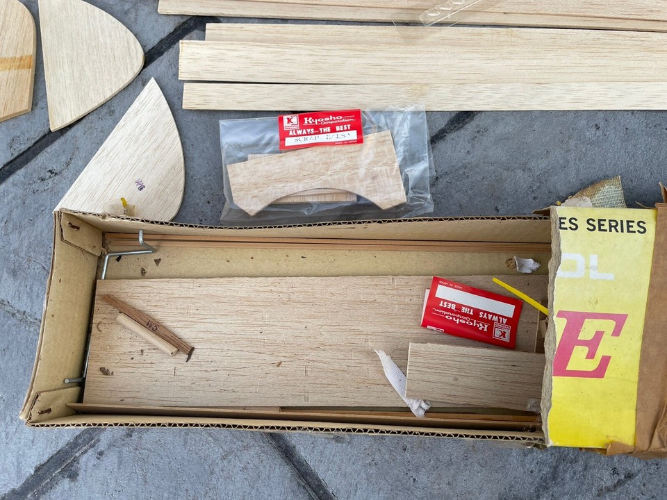 Vintage Kyosho Control Line Kit #1121 Spitfire -incomplete | eBay