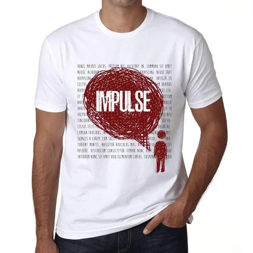 Men's Graphic T-Shirt Thoughts Impulse Eco-Friendly Limited Edition ...