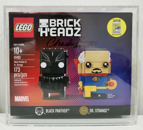 Lego SDCC 41493 Brickheadz Black Panther & Dr Strange | eBay