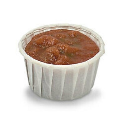 Display Faux Food Prop Salsa Condiment Cup 2 oz New | eBay