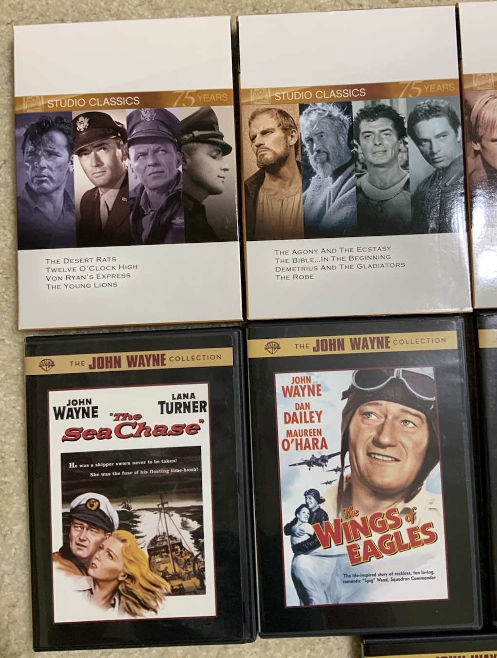 Studio Classics DVD Lot And The John Wayne Collection DVDs | eBay