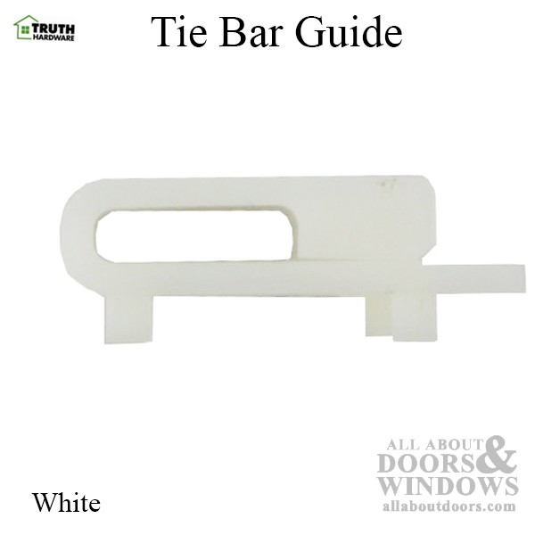 Amesbury Truth Tie Bar Guide For Casement Windows White Plastic Tie Bar ...