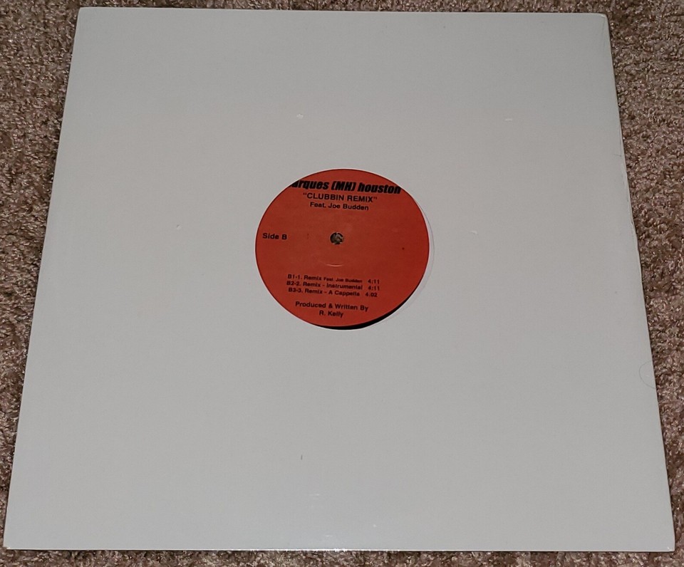 Marques Houston Joe Budden Clubbin Remixes SEALED Vinyl Single R. Kelly ...
