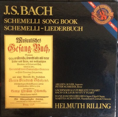 Schemelli Song Book de Johann Sebastian Bach Helmuth Rilling | eBay
