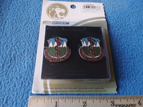 PAIR OF - US ARMY DENHAC FORT CARSON Unit DI DUI Crest PINS -G-23 | eBay