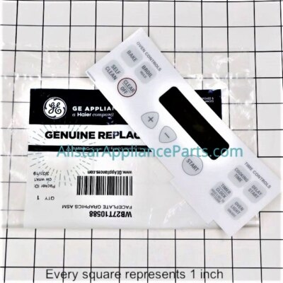 GE Range/Stove/Oven Faceplate WB27T10588 | eBay