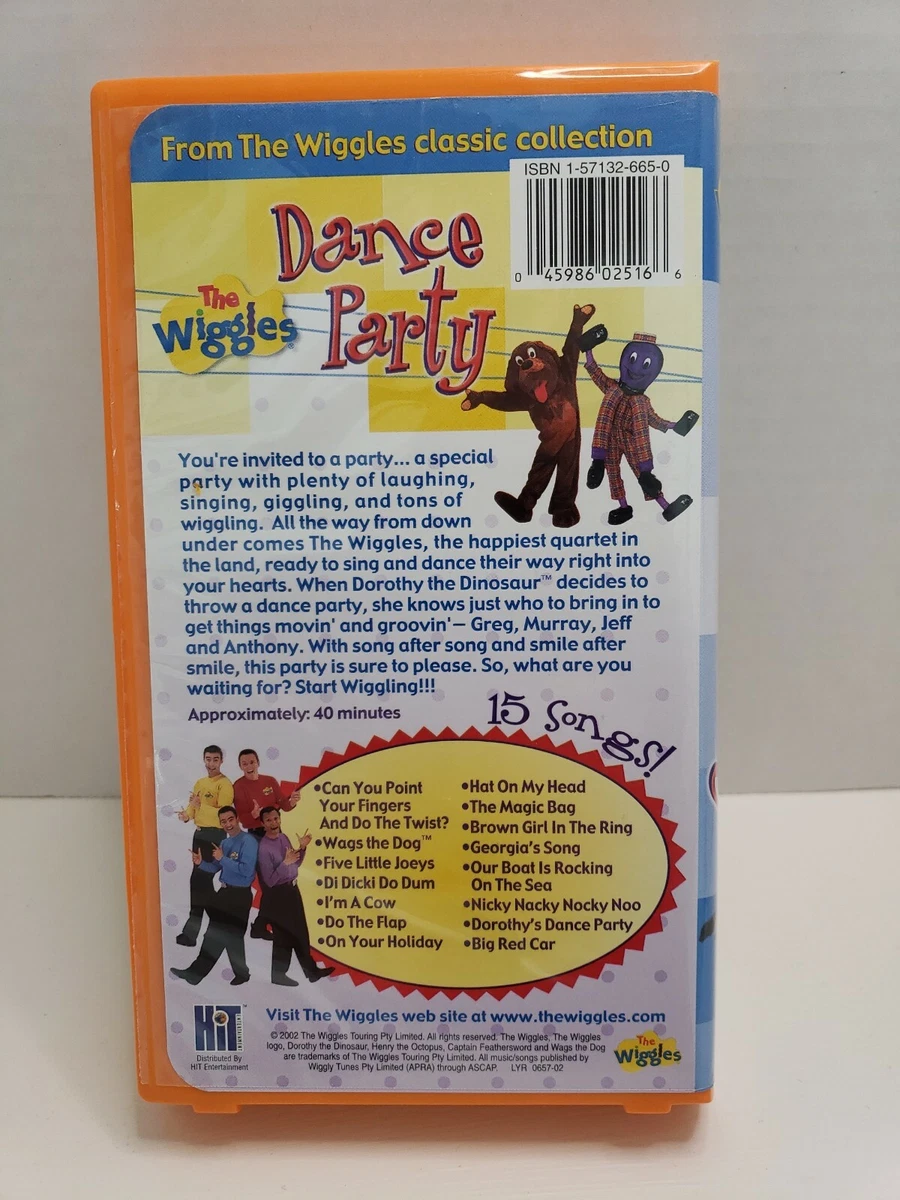 The Wiggles Dance Party Vhs