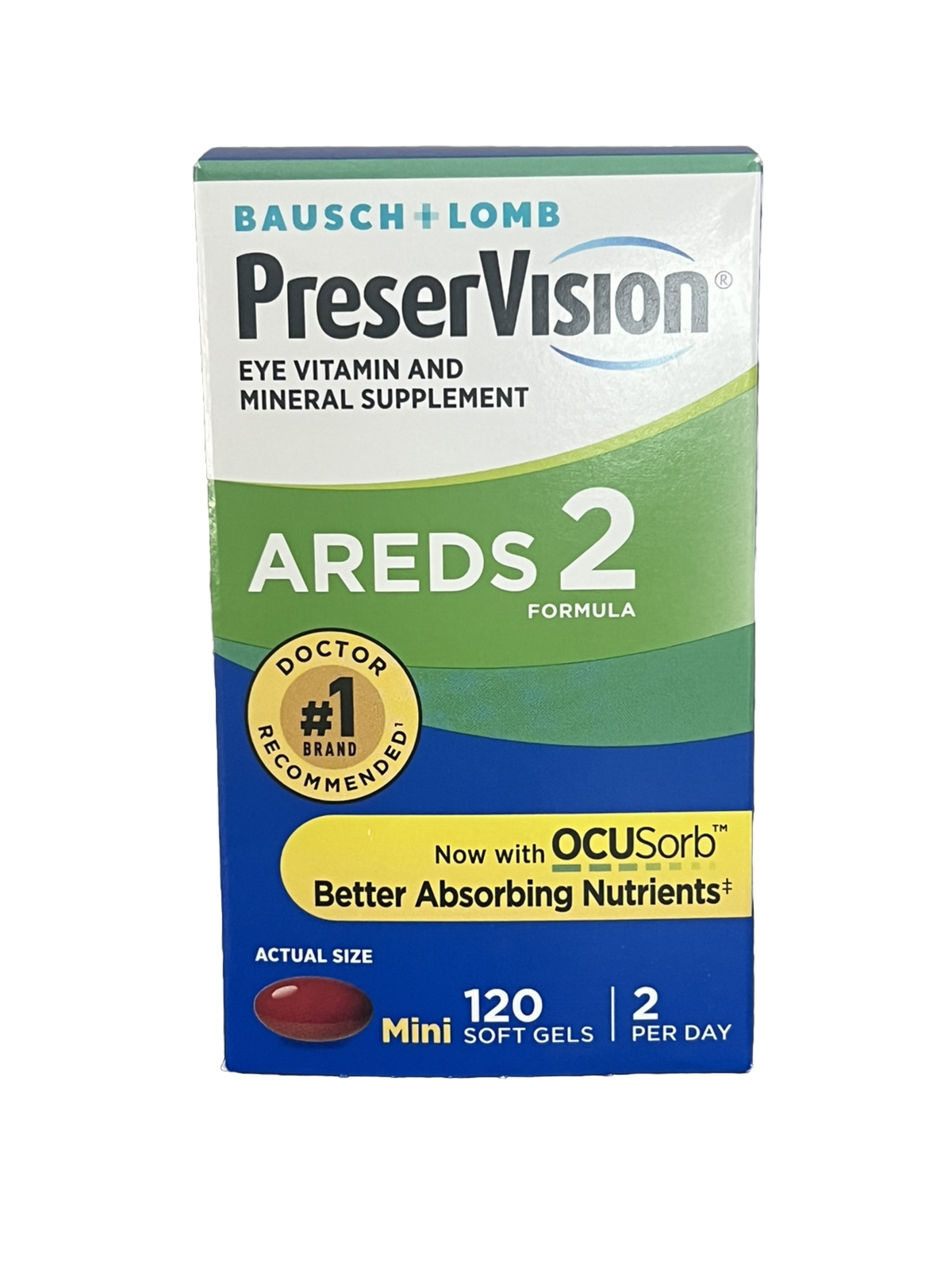 PreserVision AREDS 2 Formula 120 Soft Gels Eye Vitamins Exp - 07/25 | eBay