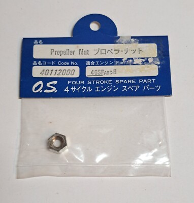 Original O.S. Engine RC Plane Parts #40112000 Propeller Nut For 46SF ...