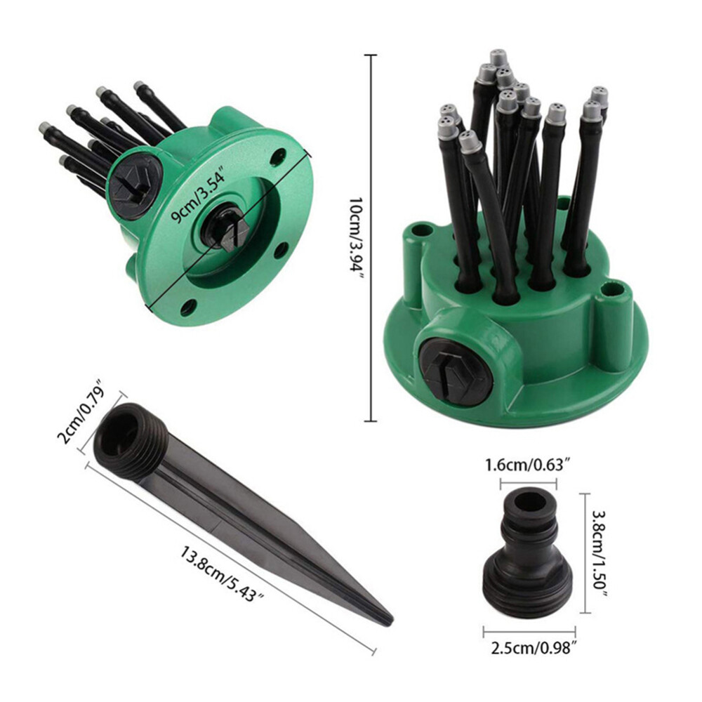 360° Rotating Garden Sprinkler Water Sprinkler Tool Grass Lawn Sprayer ...