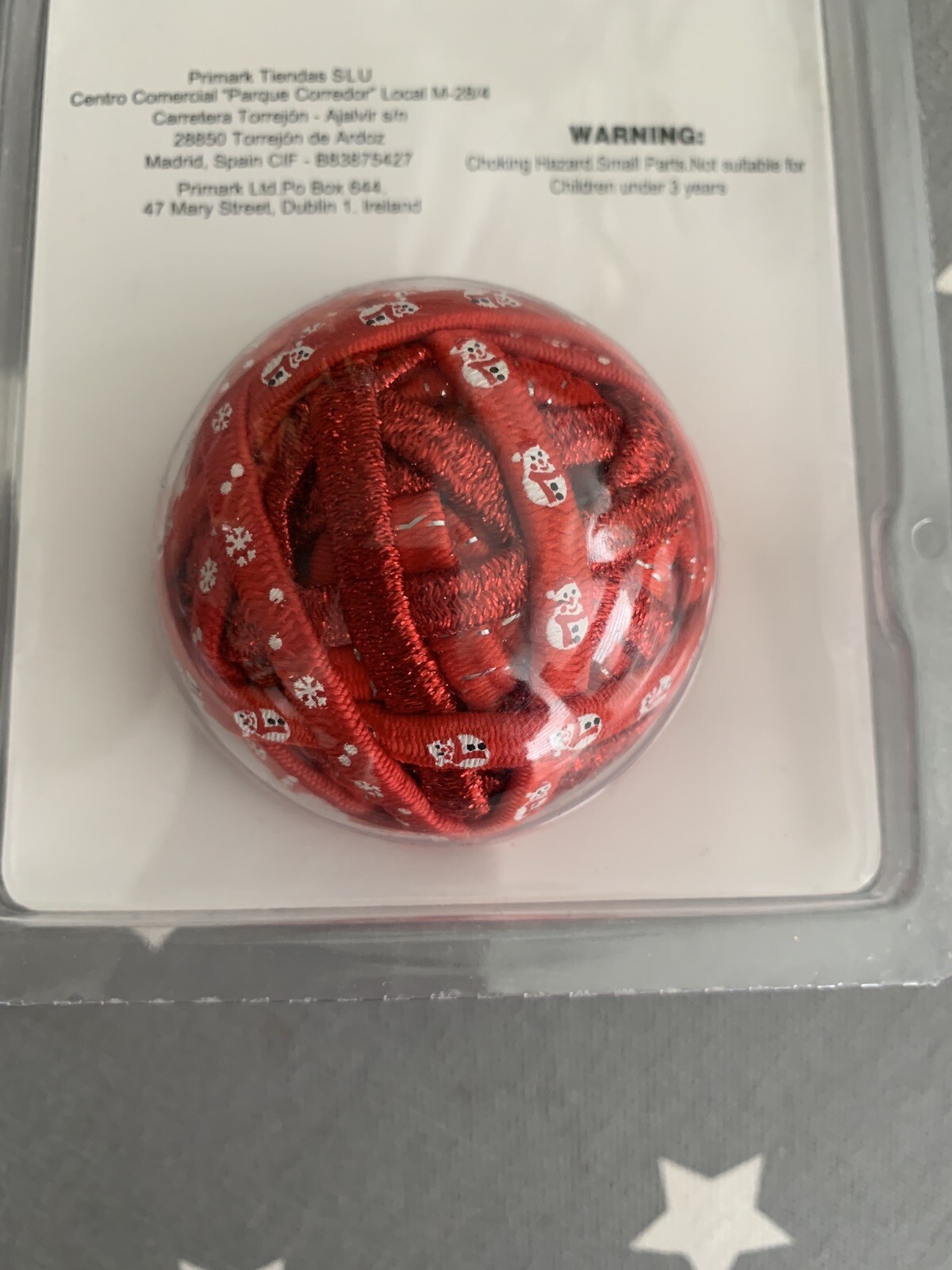 BRAND NEW CHRISTMAS PACK OF 30 RED BOBBLES / HAIR TIES FROM PRIMARK ...