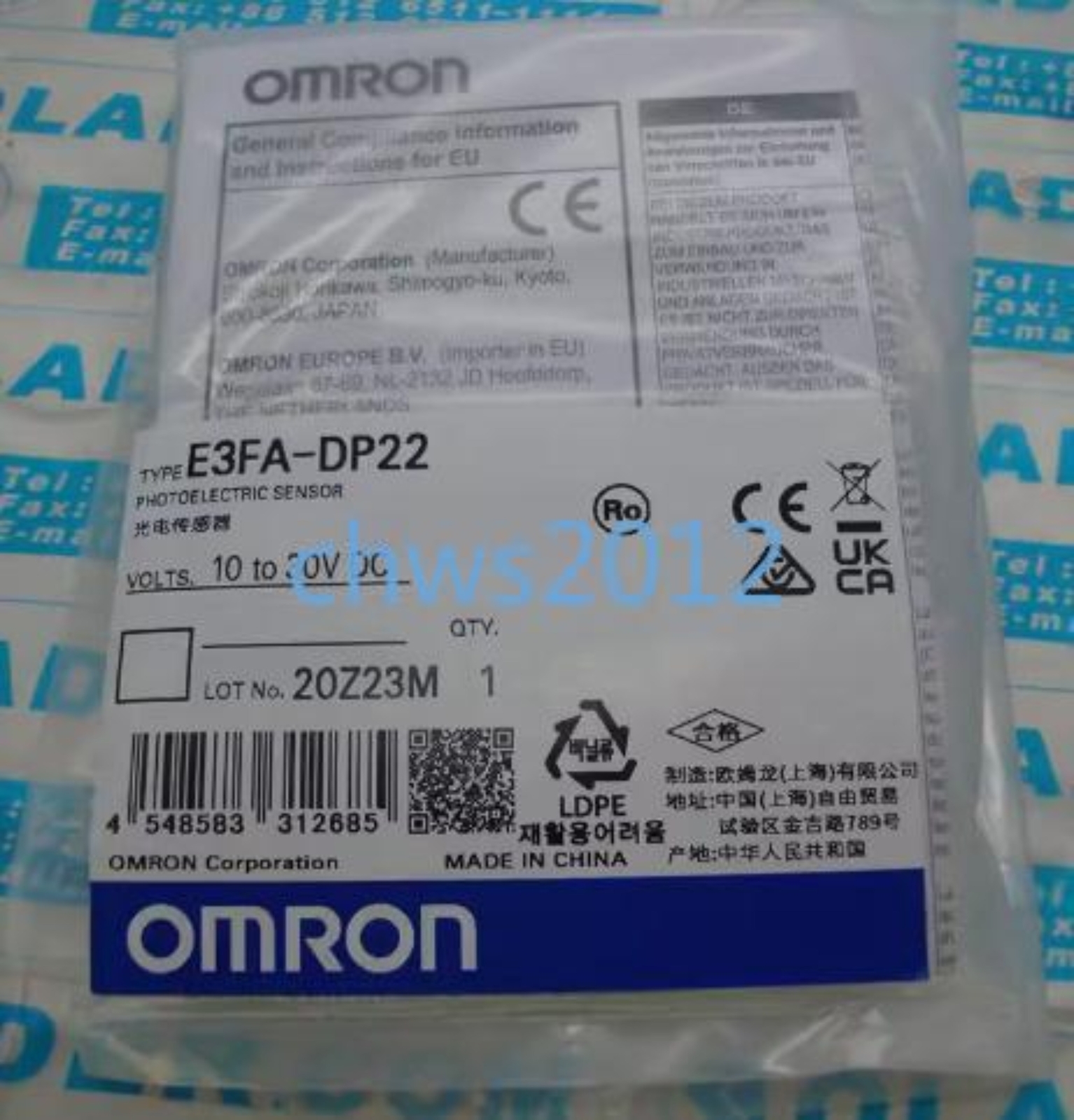 1 PCS NEW IN BOX OMRON E3FA-DP22 2M photoelectric switch | eBay