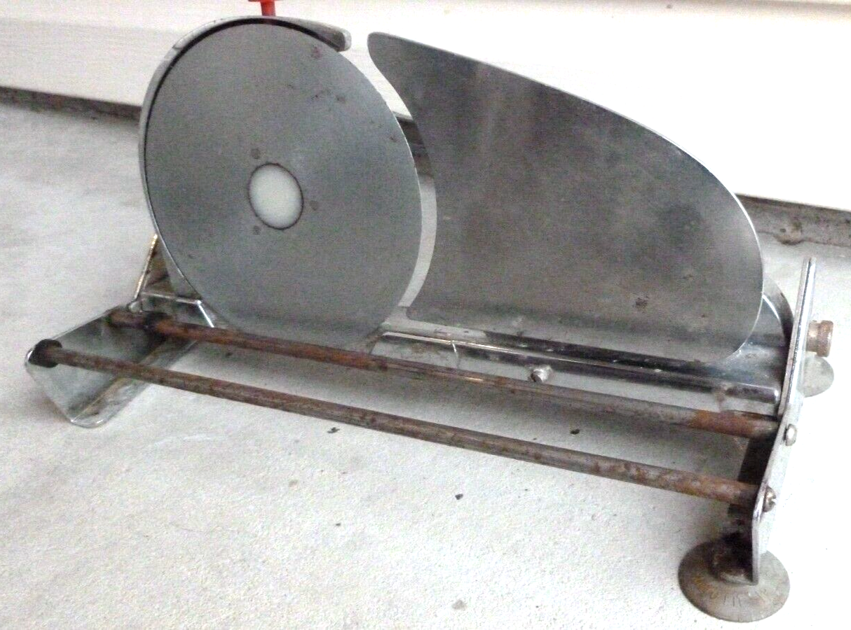 Vintage Stainless Steel General Folding Meat Slicer 157 Machine Hand ...