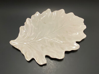 Italian Ceramic Leaf Shape Plate La Ceramica VBC Made In Italy | eBay
