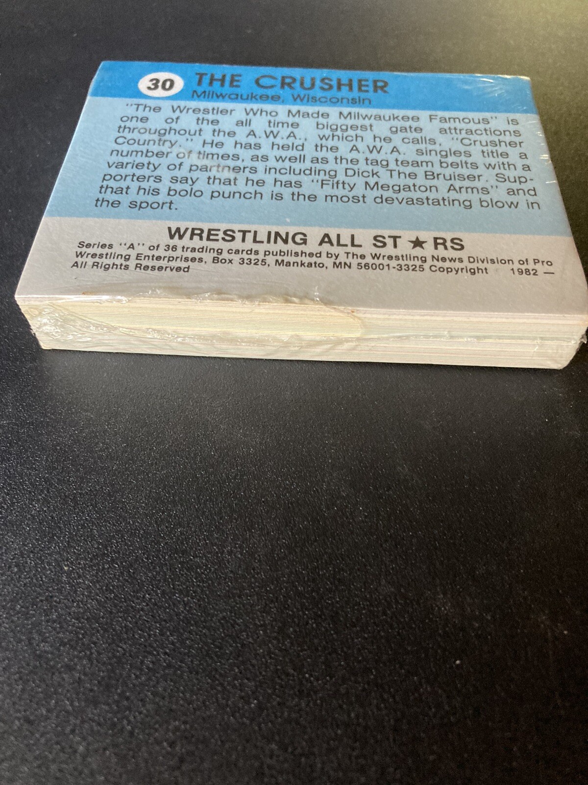 1982 WRESTLING ALL STARS COMPLETE SET SERIES A 1-36 SEALED ORIGINAL | eBay