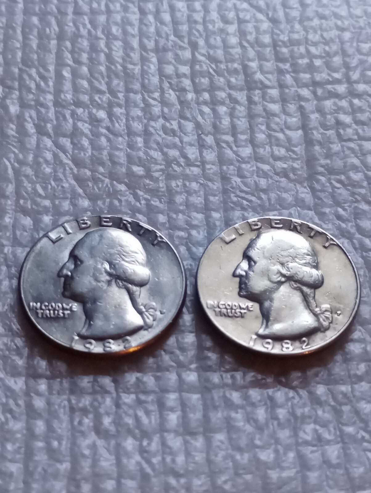 1982-P&D Washington Quarters-Choice Date-Copper/Nickle-XF Coins | eBay