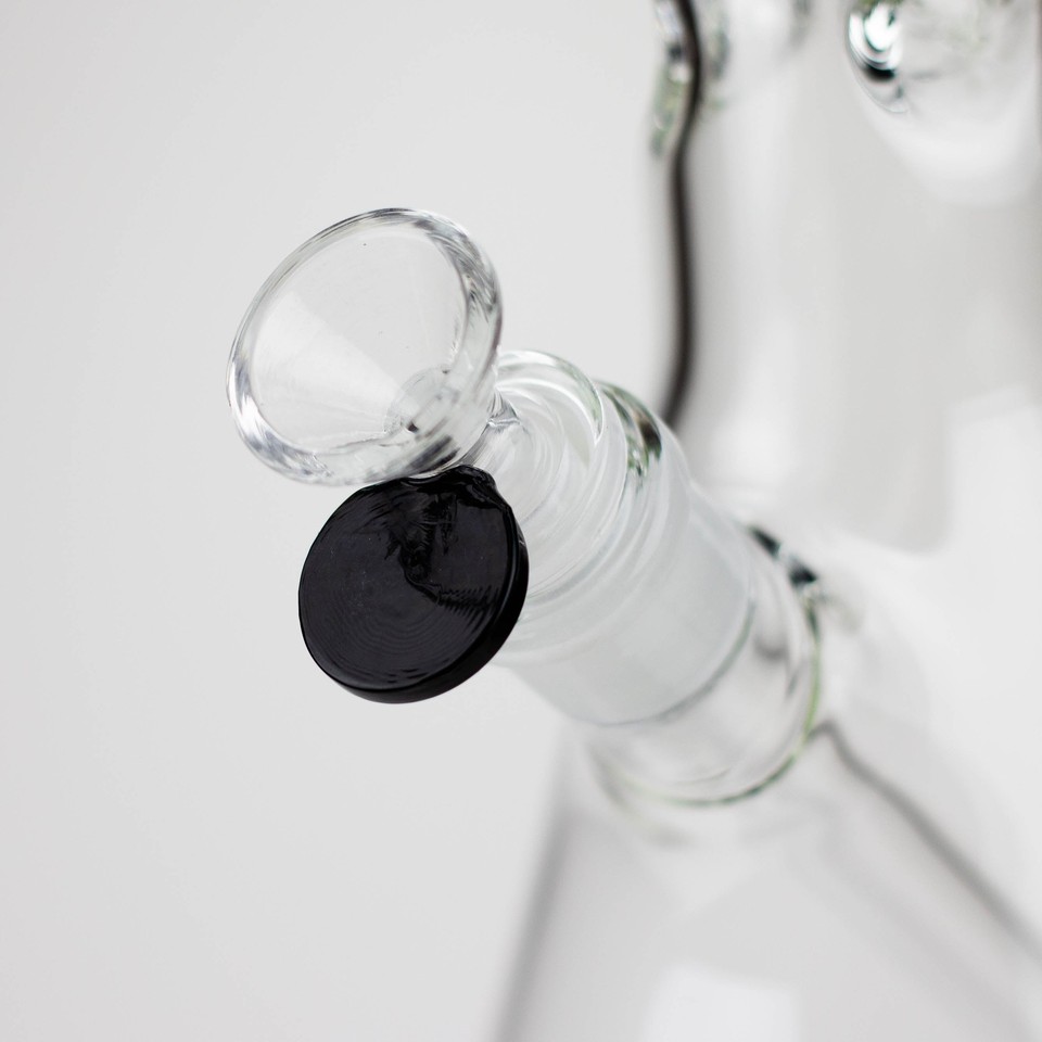 Classic Beaker Bong 18 inch Straight Tube Glass Water Bongs Bubbler ...