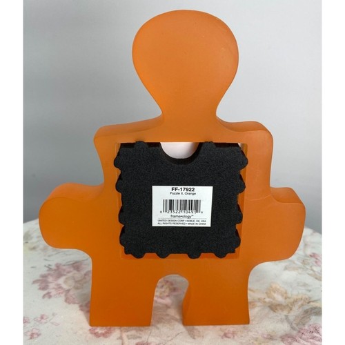 Bright Orange Frame-Ology Puzzle Piece Photo Frame Set of 2 | eBay
