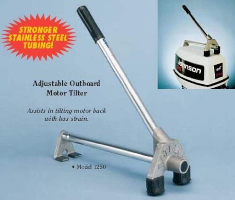 Adjustable Outboard Motor Tilter – Fits Outboard Motors Without Power ...