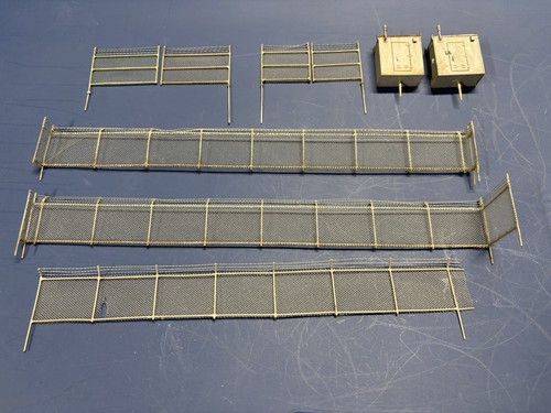 Model Railroad Scenery Scratch Built Fences & Signal Relay Boxes S ...