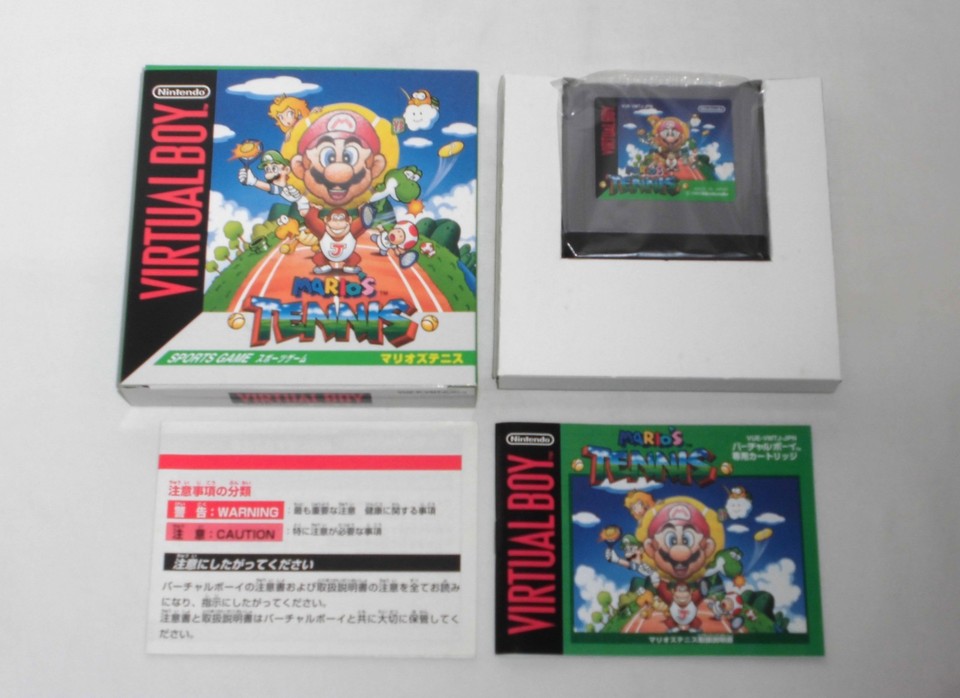 VB -- MARIO'S TENNIS -- New!! Virtual Boy, JAPAN Game Nintendo. 15267 ...