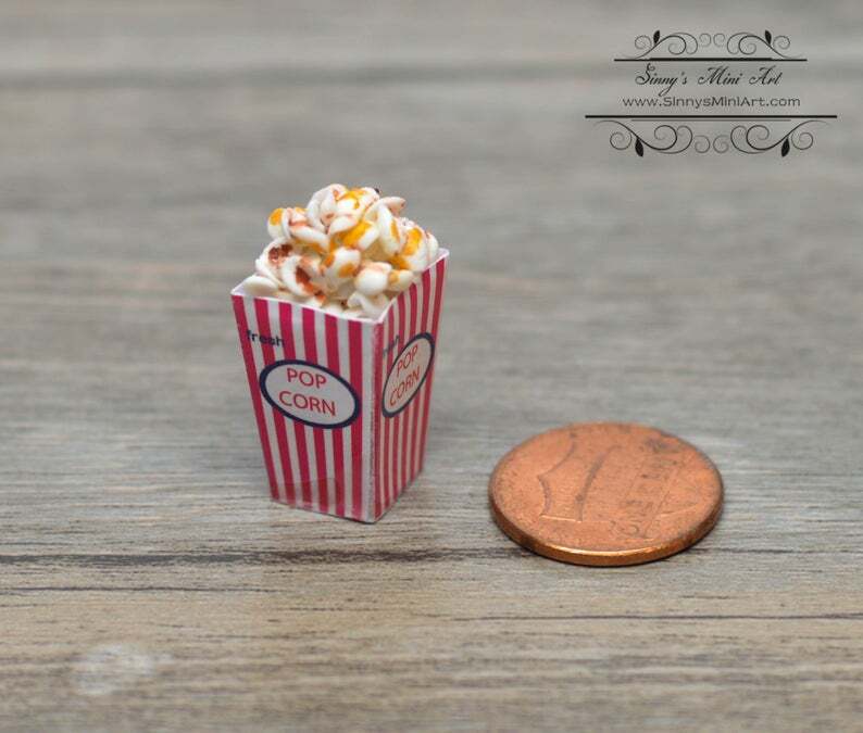 1:12 Dollhouse Miniature Popcorn in Box BD F019/AZ G6762 | eBay