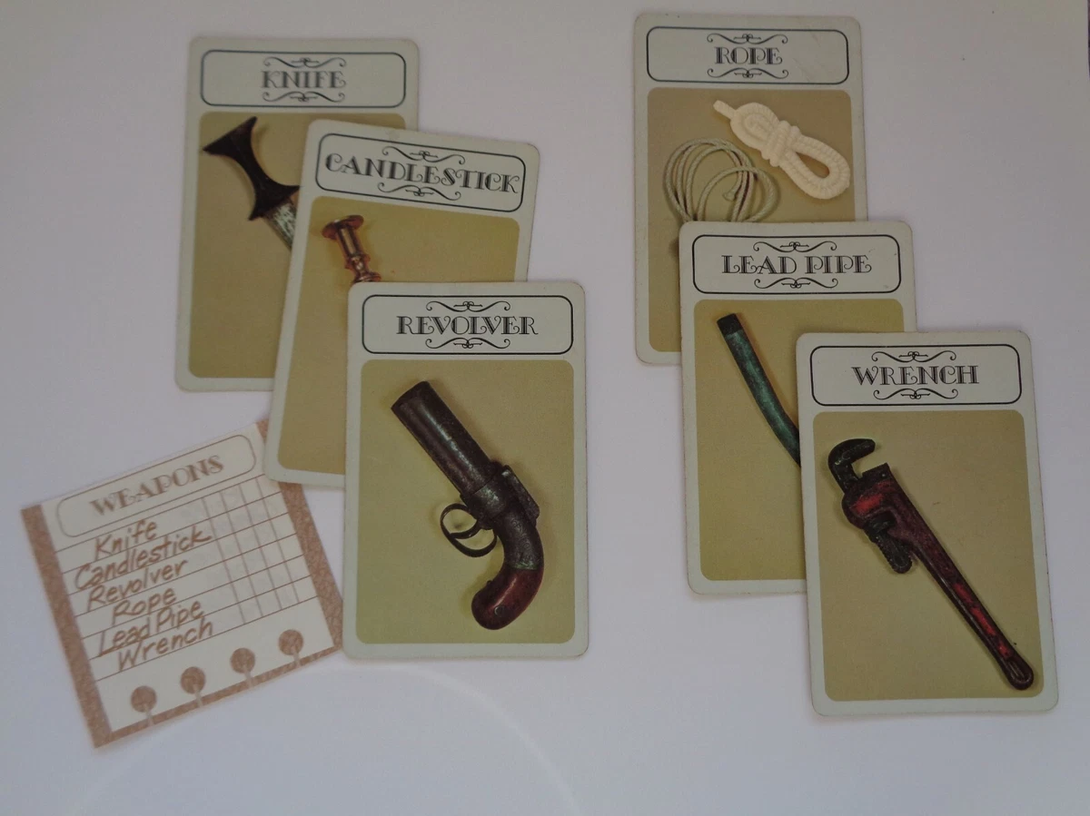 Rope Board Game Clue Cards