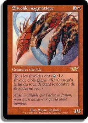 Slivoide magmatique VO - English Magma Sliver - Mtg magic - Legions ...