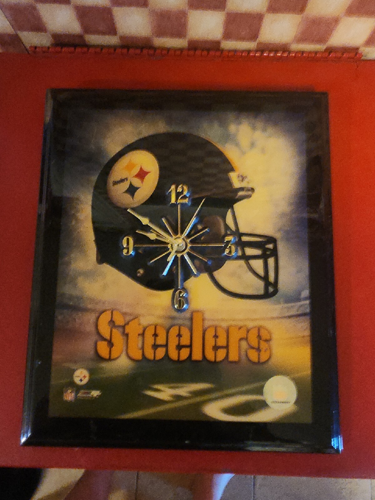 PITTSBURGH STEELERS WOOD WALL CLOCK | eBay
