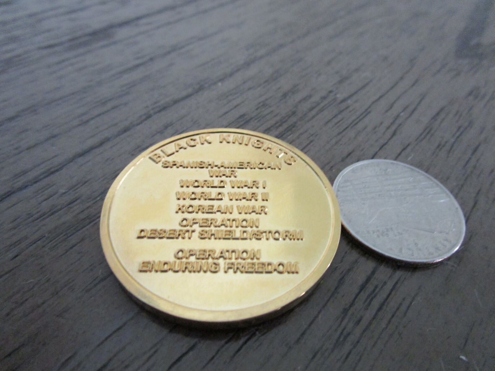 US ARMY 228th Forward Support Battalion Black Knights Challenge Coin ...