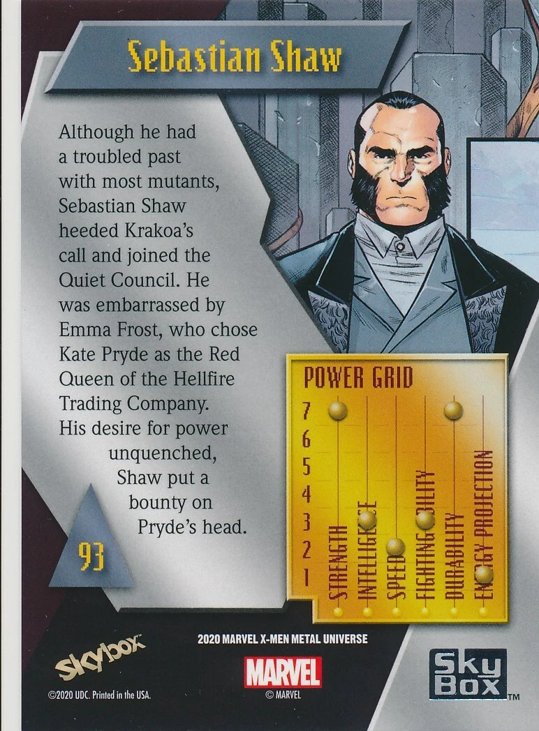 Sebastian Shaw X Men