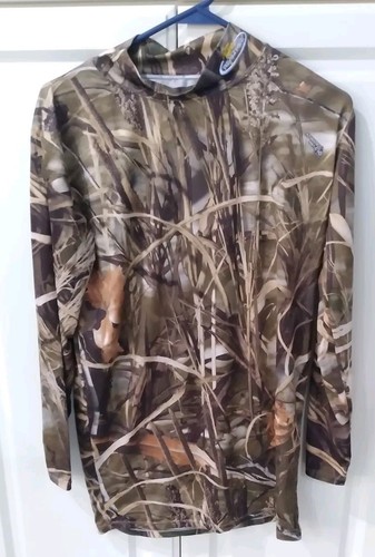 Team RealTree Camo Shirt Size Large Advantage Max 4 HD Long Sleeve Mens ...