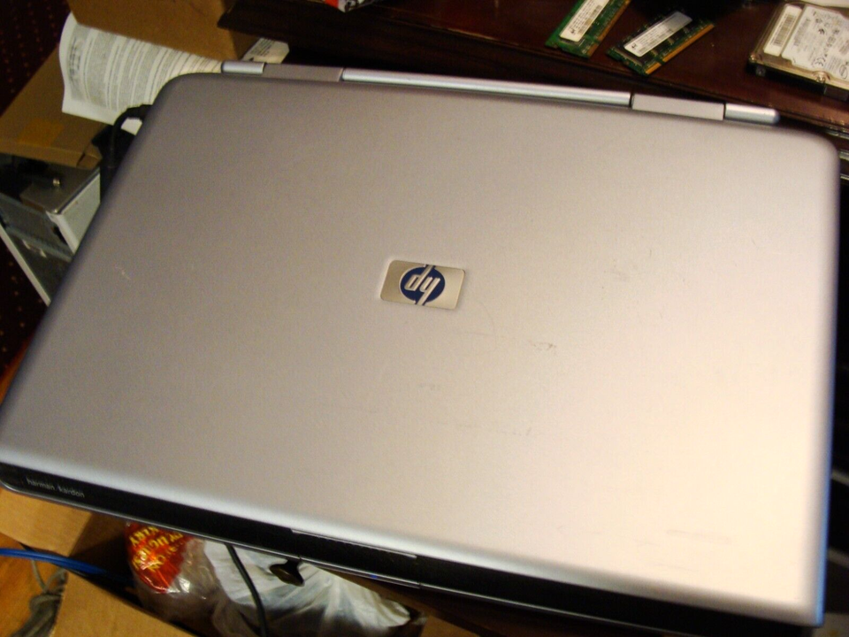 HP Pavilion zd7000 PC 17" Laptop 3.0Ghz 2Gb RAM 80Gb HDD Win 7 Pro Sp1 ...