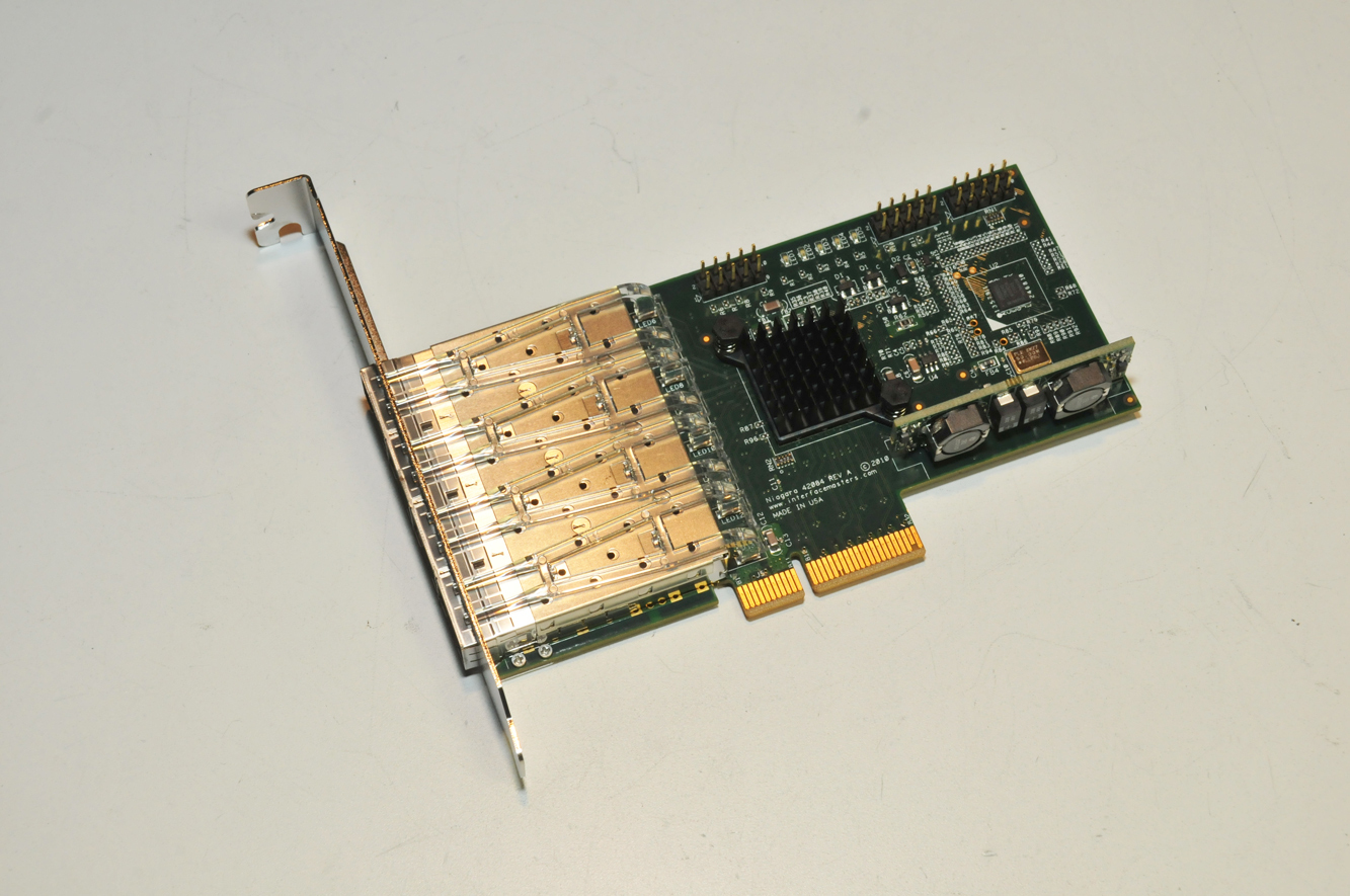 Interface Masters Niagara 42084A-SFP-R Quad Port Gigabit Ethernet NIC ...