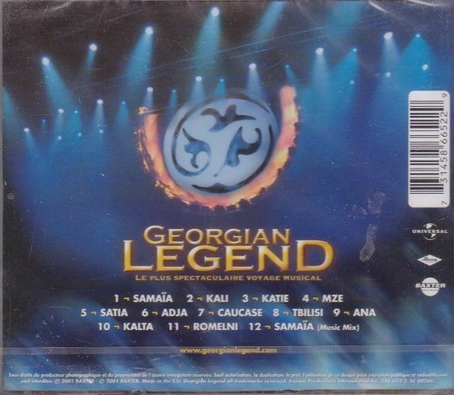 GEORGIAN LEGEND le plus spectaculaire voyage musical CD album ( enigma ...