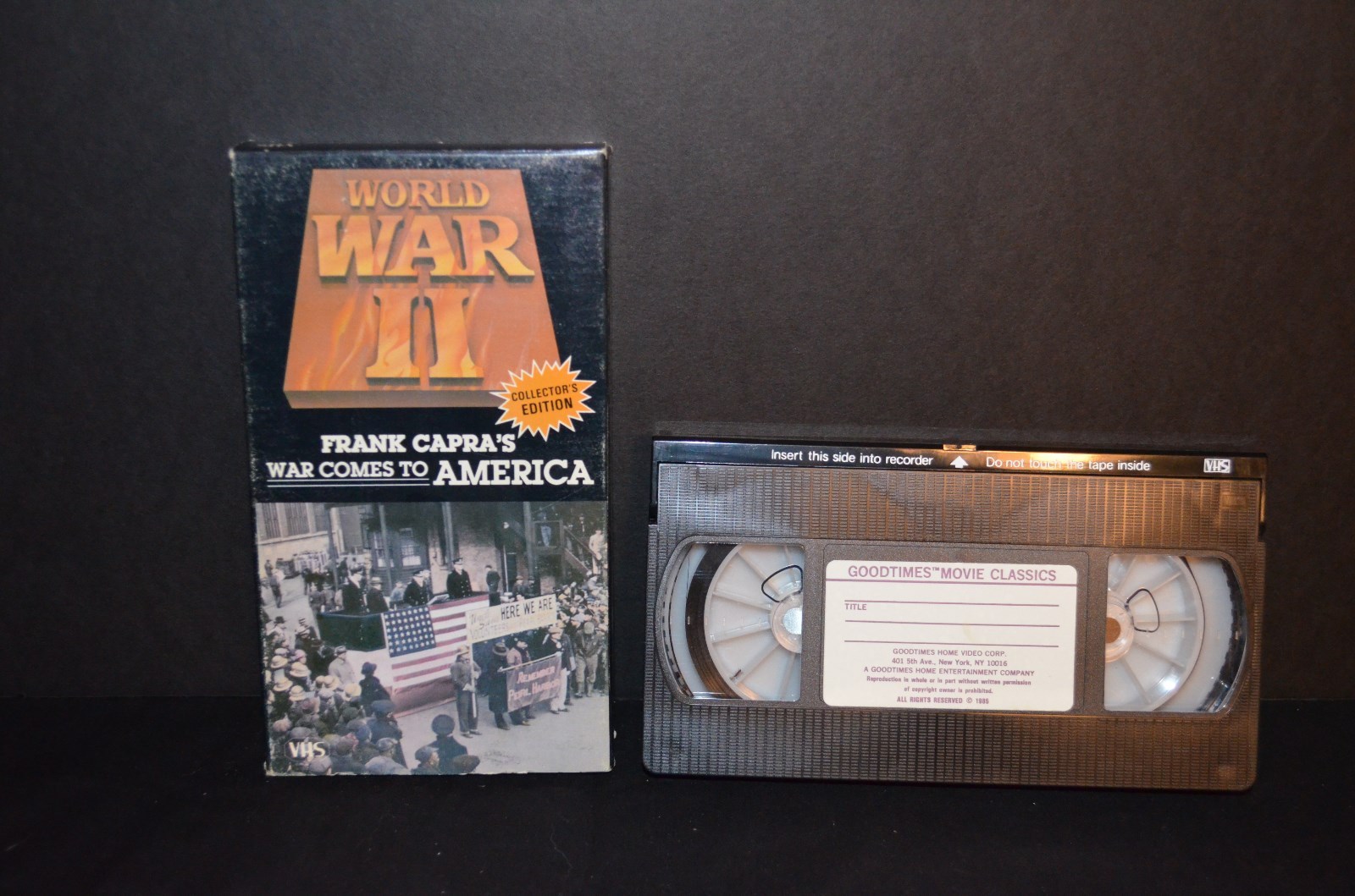 WORLD WAR II WAR COMES TO AMERICA VHS TAPE | eBay