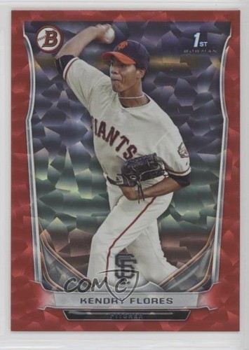 2014 Bowman Prospects Red Ice /25 Kendry Flores #BP82 | eBay