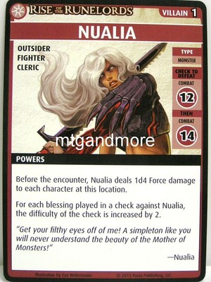 Pathfinder Adventure Card Game - 1x Nualia - Burnt Offerings | eBay.de