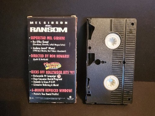 Ransom (1996) VHS - Mel Gibson - SCREENER | eBay