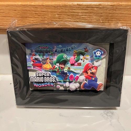 Super Mario Wonder Target Shadowbox 3D Promo Sealed Nintendo Switch ...