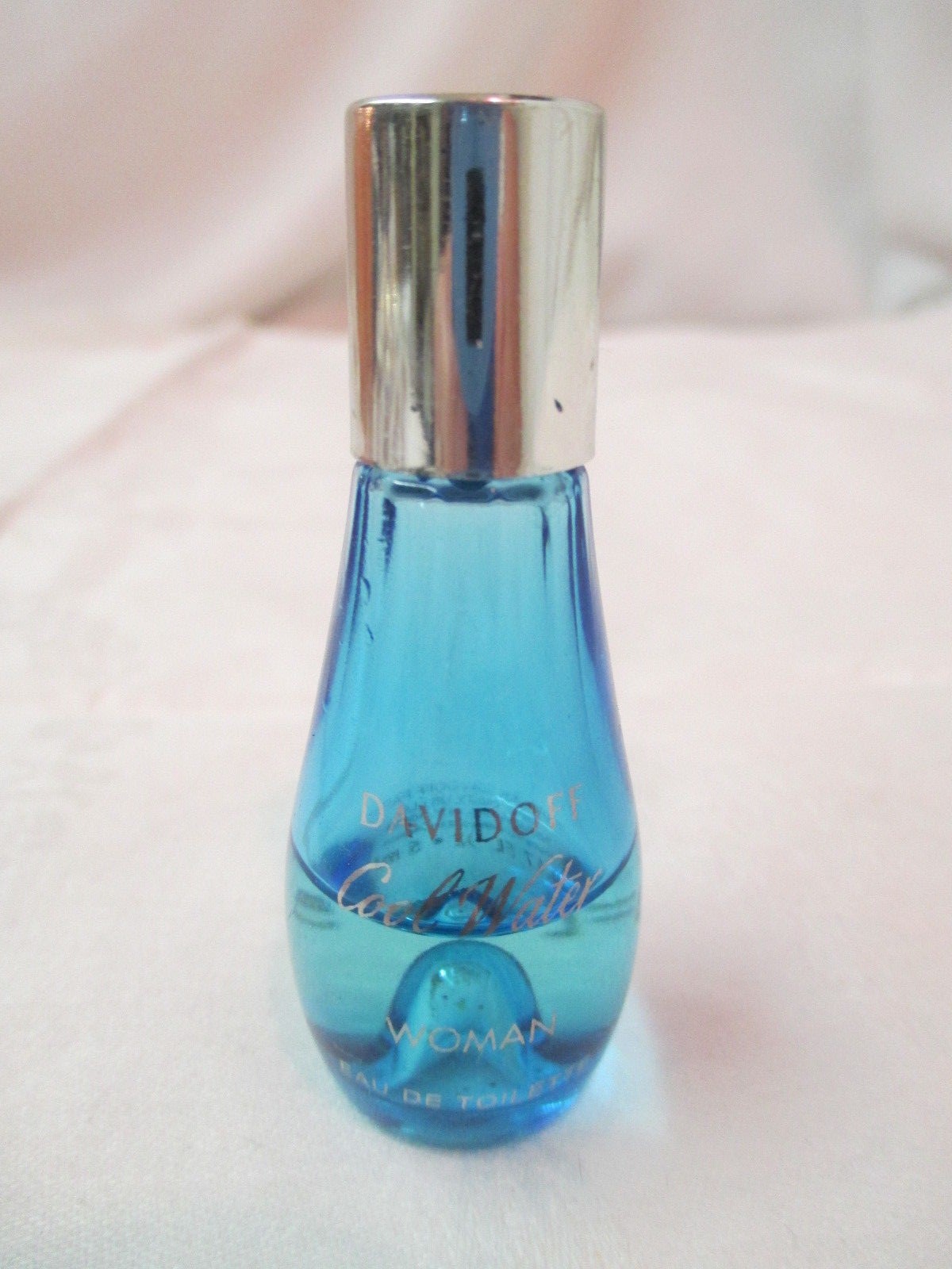 Vintage Davidoff Paris Cool Water miniature Parfum .17 oz 40% full | eBay