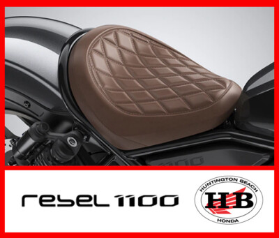 HONDA OEM CUSTOM RIDER SEAT (BROWN) 2021-2025 REBEL 1100 CMX1100 08R75 ...